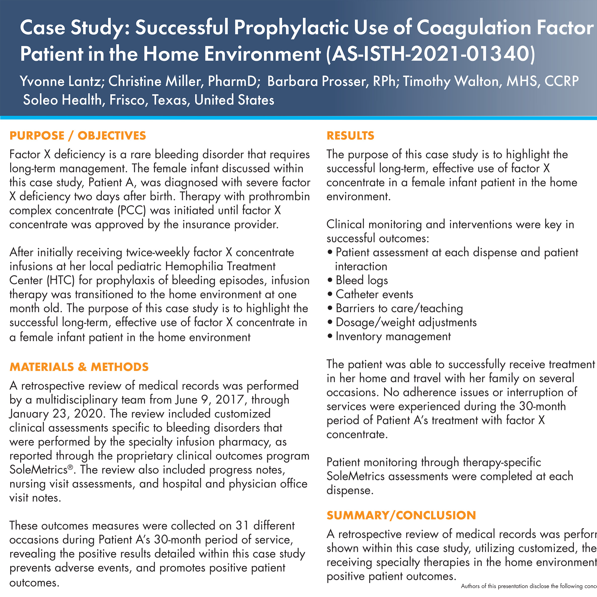 Clinical Abstracts and Case Studies | Soleo Health